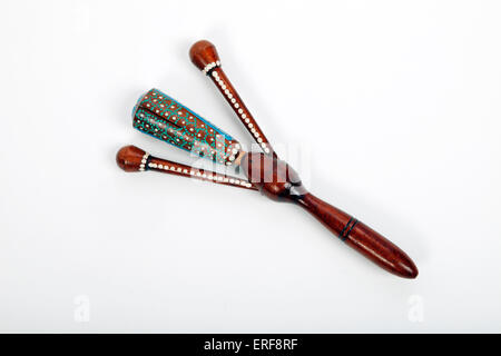 Clapper or clacker. Australian aboriginal percussion instrument Stock ...