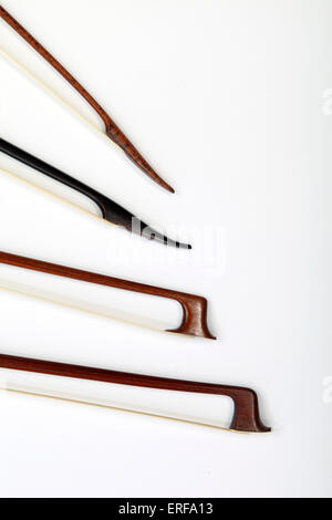 Violin Bows, Baroque and classical Stock Photo - Alamy