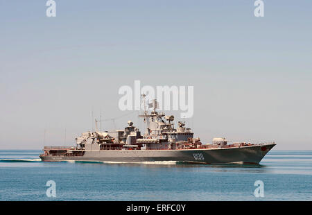 The Ukranian Navy Frigate Hetman Sahaydachniy during training ...
