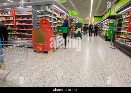 Asda supermarket aisle, England, UK Stock Photo - Alamy