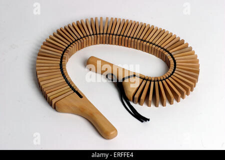 Binsasara, binzasara or Kokorico. Percussion instrument of Asian origin ...