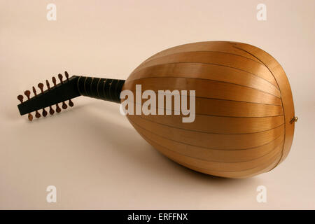 Lute - instrument body Stock Photo - Alamy