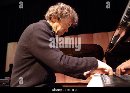Pascal Rogé at the piano rehearsing at the Queen Elizabeth Hall 23 ...
