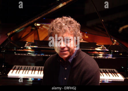 Pascal Rogé at the piano rehearsing at the Queen Elizabeth Hall 23 ...