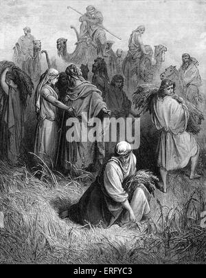Ruth and Boaz - Old Testament Bible story Stock Photo - Alamy