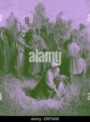 Ruth and Boaz - Old Testament Bible story Stock Photo - Alamy