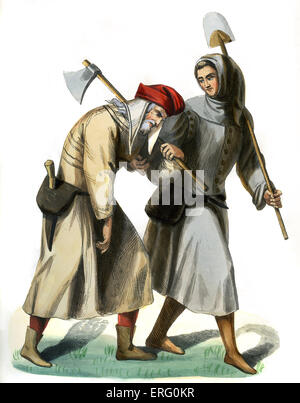 Man in medieval costume carrying sword at jousting tournament with ...