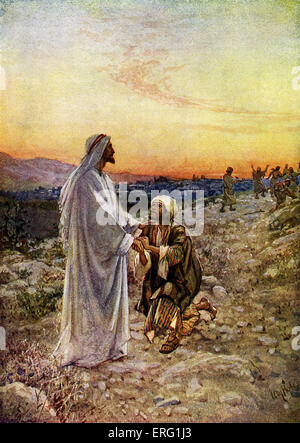 Miracles of Jesus: Healed ten lepers Stock Photo: 49331830 - Alamy