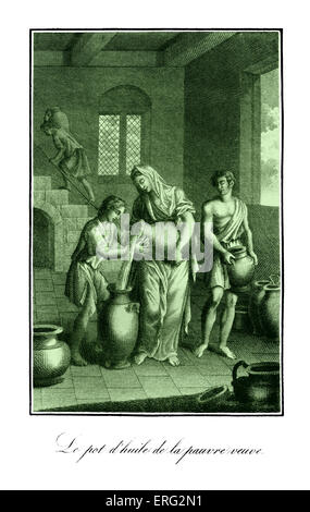 Elisha And The Oil Stock Photo - Alamy