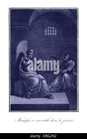 MANASSEH IN PRISON Stock Photo - Alamy