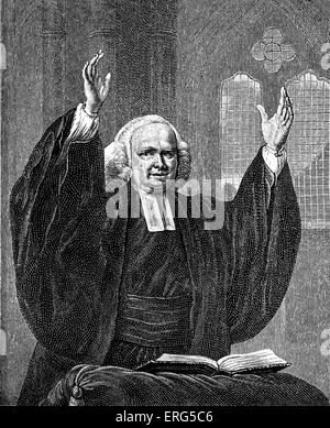 George Whitefield, 1714 to 1770. Church of England preacher Stock Photo ...