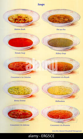 Mrs Beeton 's cookery book - soups (from 1 - 10): Mutton Broth, Pot -au ...