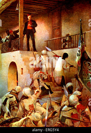 The Death of General Gordon, after the painting by George W. Joy. Major ...