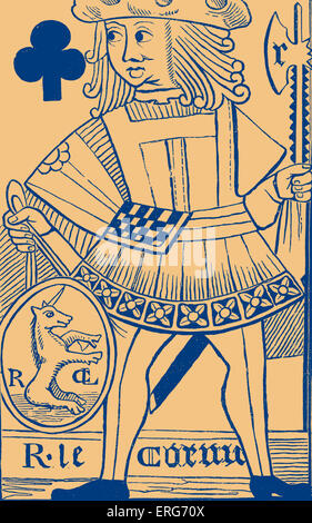 Knave of clubs playing card Stock Photo - Alamy