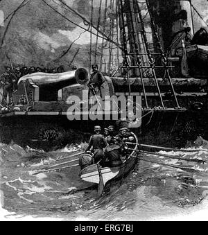 The Sinking of CSS Alabama during The Battle of Cherbourg, or the ...