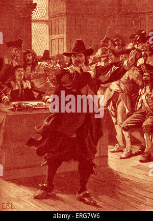 cromwell addressing the long parliament for the last time An Stock ...