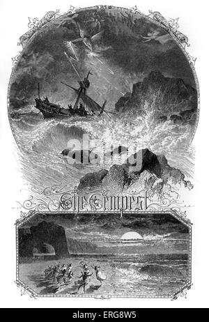 Illustration, The Tempest, by William Shakespeare Stock Photo - Alamy