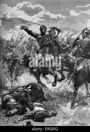 Hundred Years&#039; War : battle of Crecy on august 26, 1346 : he king John ...