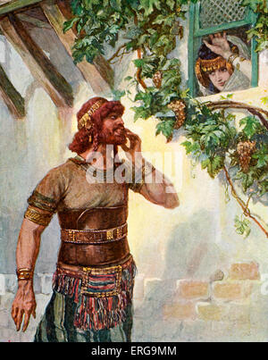 Samson and Delilah, Old Testament Bible Story Stock Photo - Alamy