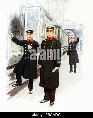 Railway Staff uniforms, 1920-30s: English train conductor and railway ...