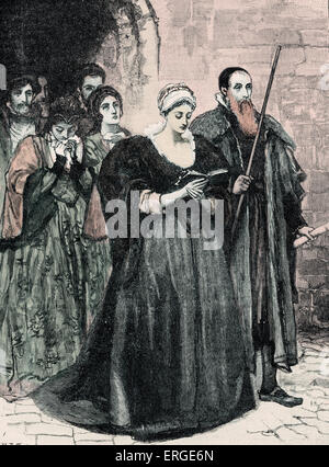 The execution of Lady Jane Grey, queen for nine days, at the Tower of ...