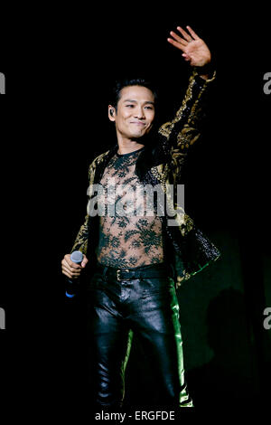 Toronto, Canada. 31 May 2015. Hong Kong singer Alex To performs at ...