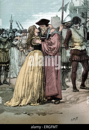 Thomas More parts from his daughter before his execution, 6 July 1535 ...