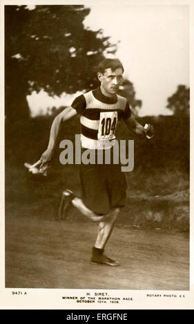 Olympics 1908 Marathon Stock Photo - Alamy