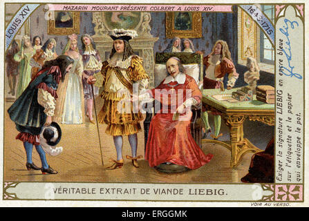 Louis XIV of France and Jean Baptiste Colbert. Louis XIV, known as the ...