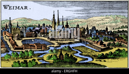 Weimar - overview early 18th century. Connections Bach, Liszt. Bach ...