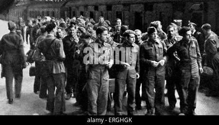 French POWs in Germany / WWII / 1940 Stock Photo - Alamy