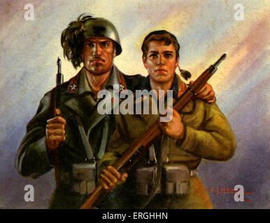 Young Italian Fascist soldiers Stock Photo - Alamy