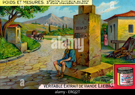 ancient world, Roman Empire, milestone, 217 AD, Puster Valley, South ...