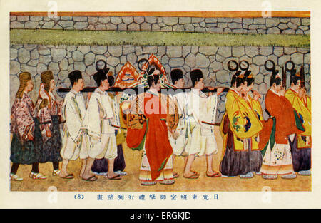 TOKUGAWA IEYASU (1543-1616) Japanese Shogun with a Dutch trader from an ...