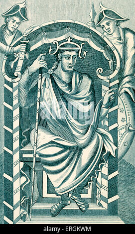 Lothair I or Lothar I, 795 – 855. Holy Roman Emperor (817–855, co ...