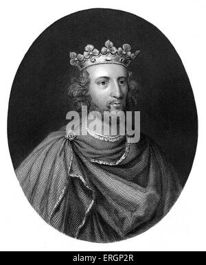 Henry III, also known as Henry of Winchester, portrait. King of England ...