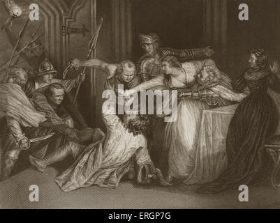 Murder of David Rizzo. Italian born courtier who became the private ...