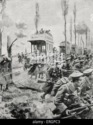 WW1 - London Buses at the Front Stock Photo - Alamy