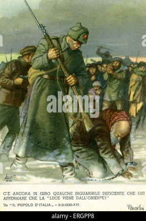 Italian world war two propaganda poster. Dated 1943 Stock Photo ...