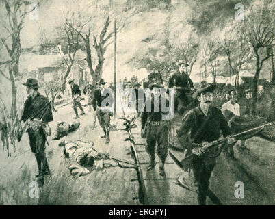 Philippine-American War, Battle of Manila, 1899 Stock Photo - Alamy