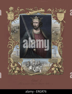 Edward I, also known as Edward Longshanks and the Hammer of the Scots ...