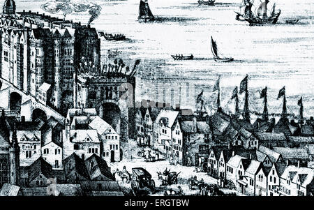 Old London bridge 1616 Southwark Cathedral spiked heads head of ...