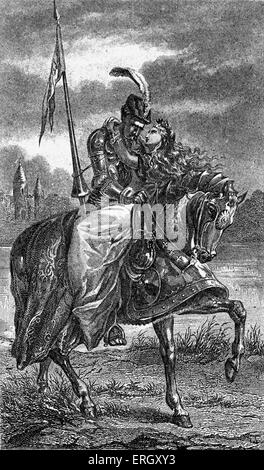 La Belle Dame Sans Merci. Illustration of a poem by John Keats . 1899 ...