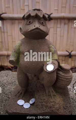 Kappa, Japanese water spirits are the symbol of the Jozankei hot ...