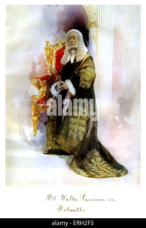 Walter Passmore as the Lord Chancellor in Iolanthe, the Savoy comic ...