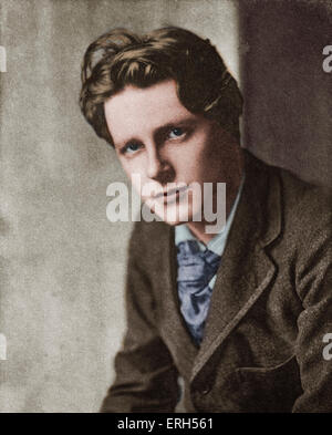 Rupert Chawner Brooke, 1887 - 1915. English poet Stock Photo - Alamy