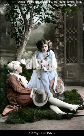 Alfred Lord Tennyson's 'Maud' (poem written 1855). Postcard series ...