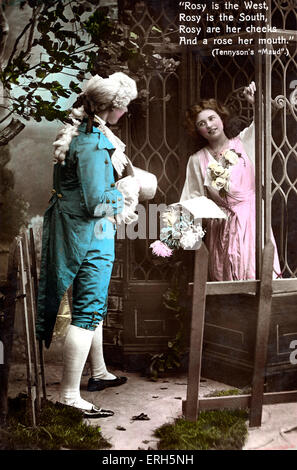 Alfred Lord Tennyson's 'Maud' (poem written 1855). Postcard series ...