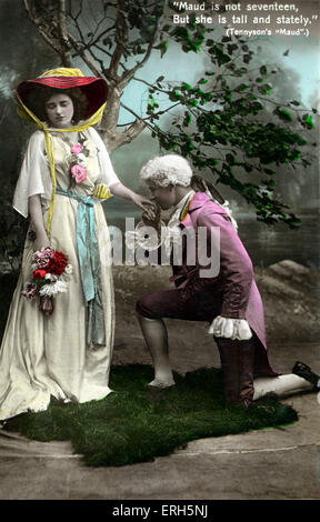 Alfred Lord Tennyson's 'Maud' (poem written 1855). Postcard series ...