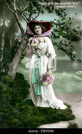 Alfred Lord Tennyson's 'Maud' (poem written 1855). Postcard series ...